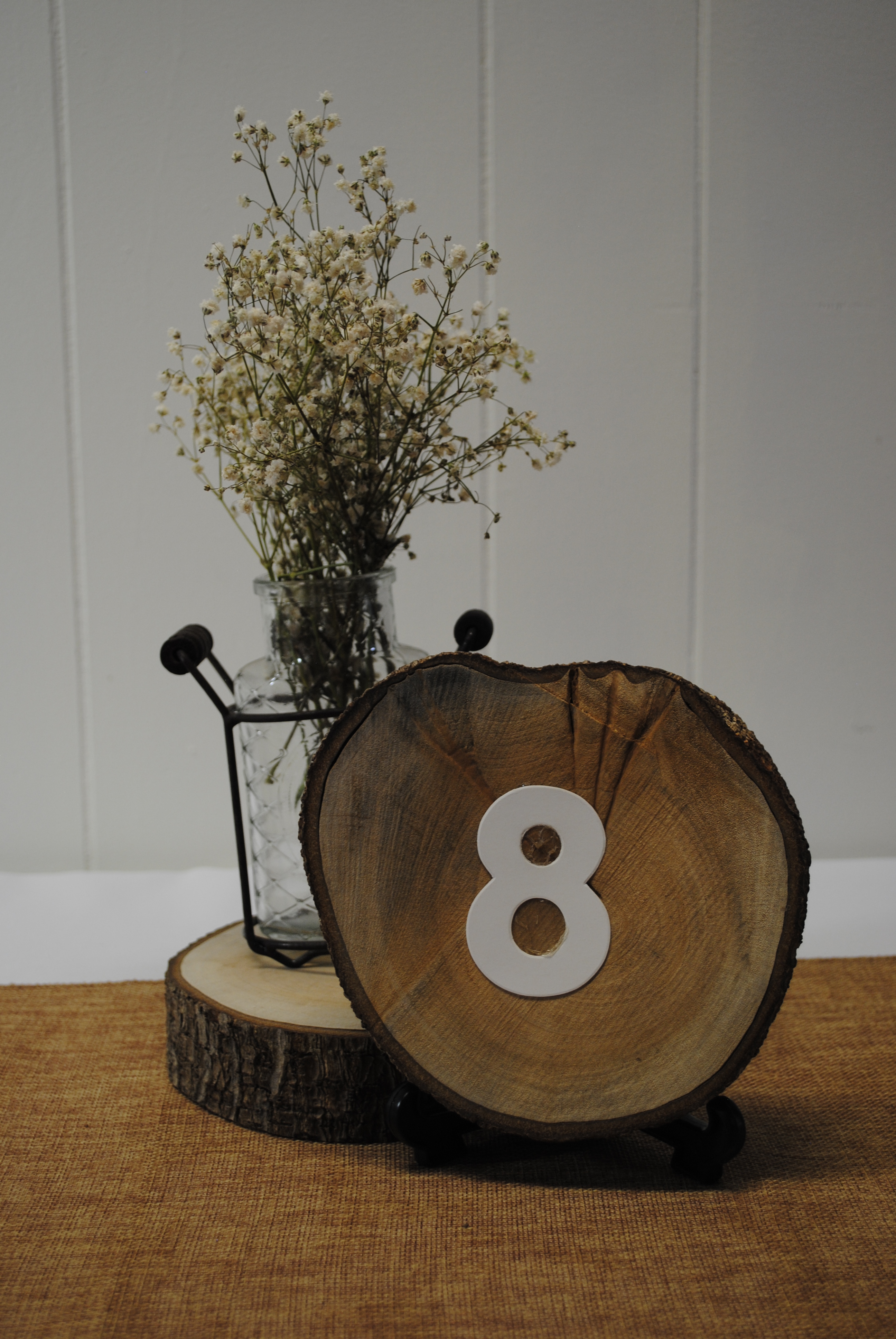 TABLE NUMBERS TIMBER SLICE | Products | Special Occasions
